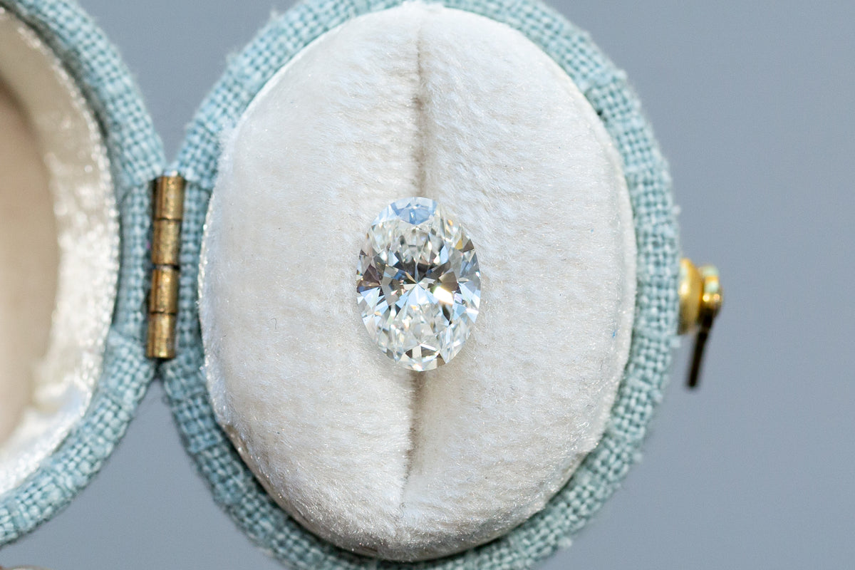 1.52ct Oval Lab Diamond, F VVS2 – Oore Jewelry