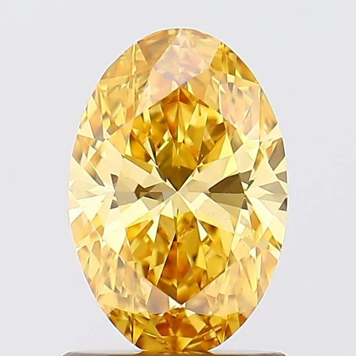 1.04ct Oval Lab Grown Diamond (Colour Fancy Vivid White, Clarity VS1 ...
