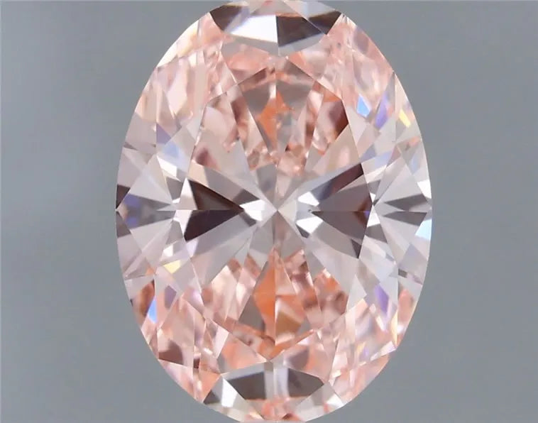 1.10ct Oval Lab Grown Diamond (Colour Fancy Intense Pink, Clarity VVS2 ...