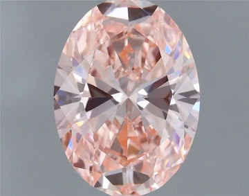 1.10ct Oval Lab Grown Diamond (Colour Fancy Intense Pink, Clarity VVS2 ...