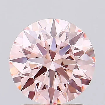 1.72ct Round Lab Grown Diamond (Colour Fancy Intense Pink, Clarity IF ...