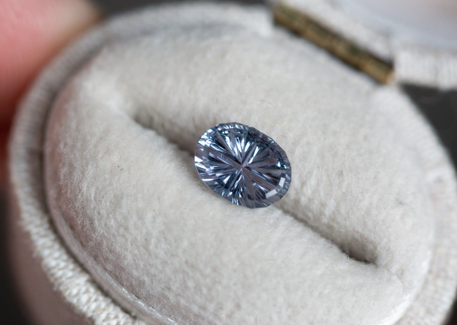 1.23ct light purple blue starbrite sapphire cut by John Dyer – Oore jewelry