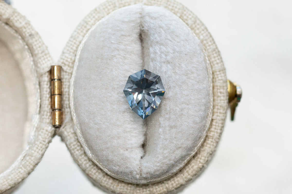 1.45ct Pear Gray Blue Spinel – Oore Jewelry