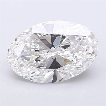 2.11ct Oval Lab Grown Diamond (Colour E, Clarity VS1, IGI Certified) – Oore Jewelry