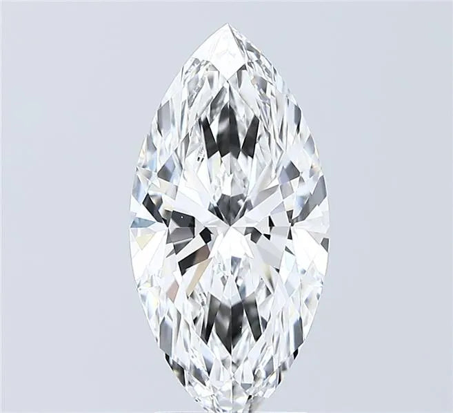 2.50ct Marquise Lab Grown Diamond (Colour D, Clarity VVS2, IGI Certifi ...