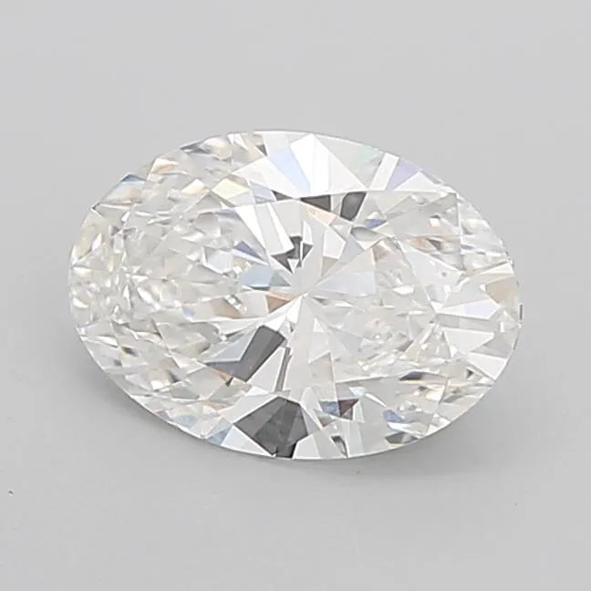 2.50ct Oval Lab Grown Diamond (Colour F, Clarity VVS2, IGI Certified ...