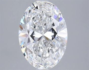 2.56ct Oval Lab Grown Diamond (Colour F, Clarity VVS2, IGI Certified ...