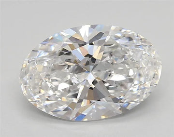 2.63ct Oval Lab Grown Diamond (Colour E, Clarity VVS2, IGI Certified) – Oore Jewelry