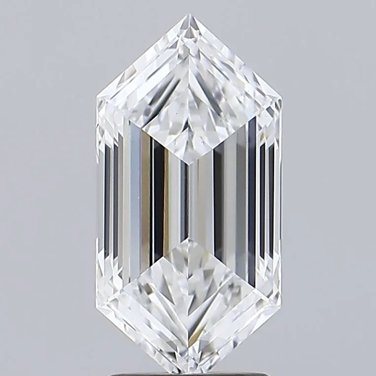 2.72ct Hexagonal Lab Grown Diamond (Colour D, Clarity VS1, IGI Certifi ...