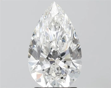 3.18ct Pear Lab Grown Diamond (Colour G, Clarity VS1, IGI Certified ...