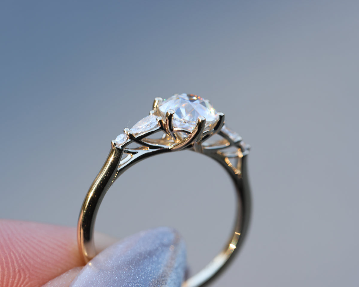 Five Stone Lattice (setting only) – Oore Jewelry