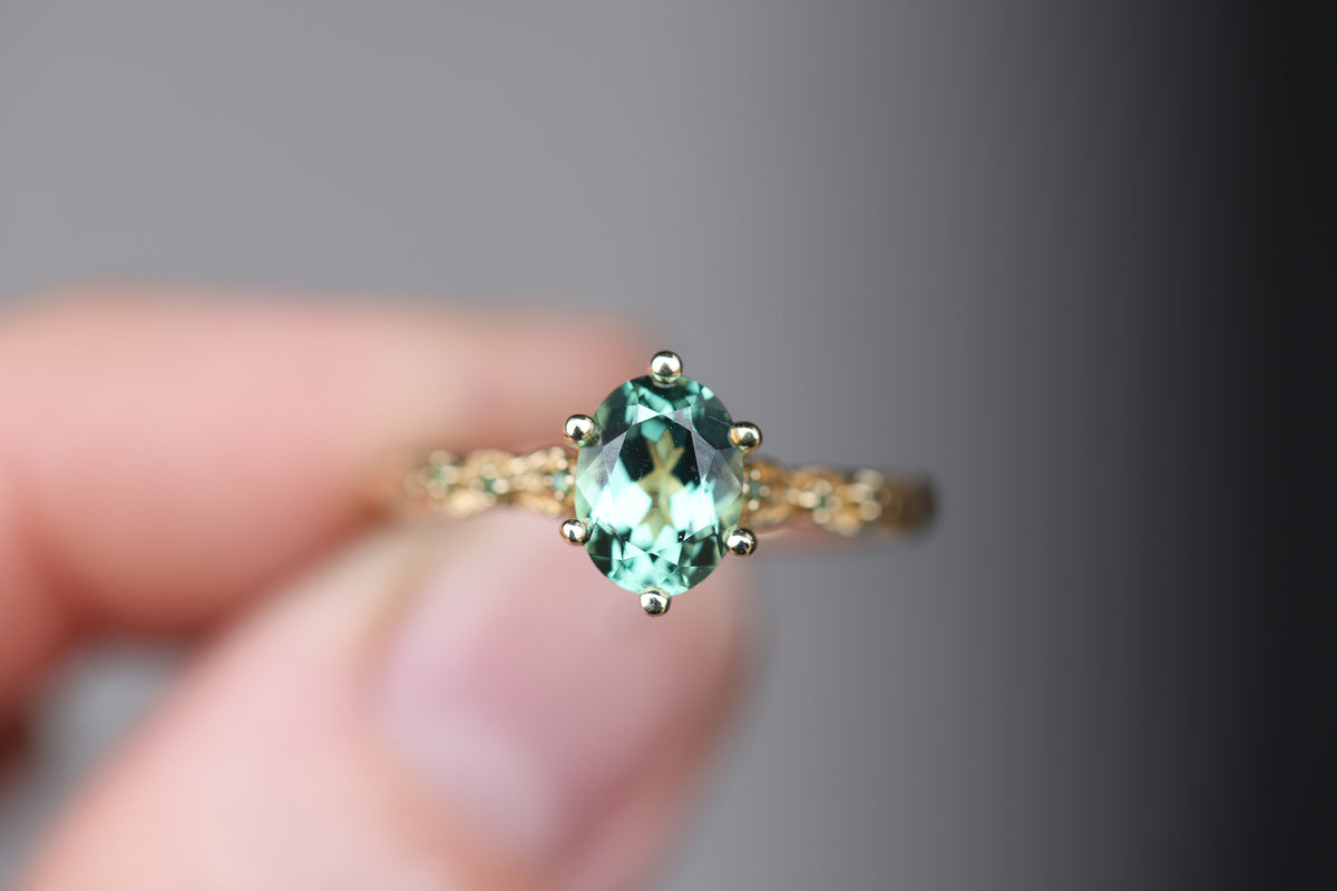 READY TO SHIP - Size 7 14k yellow Rowan – Oore jewelry