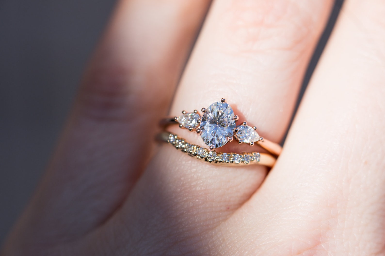 Contoured wedding band store